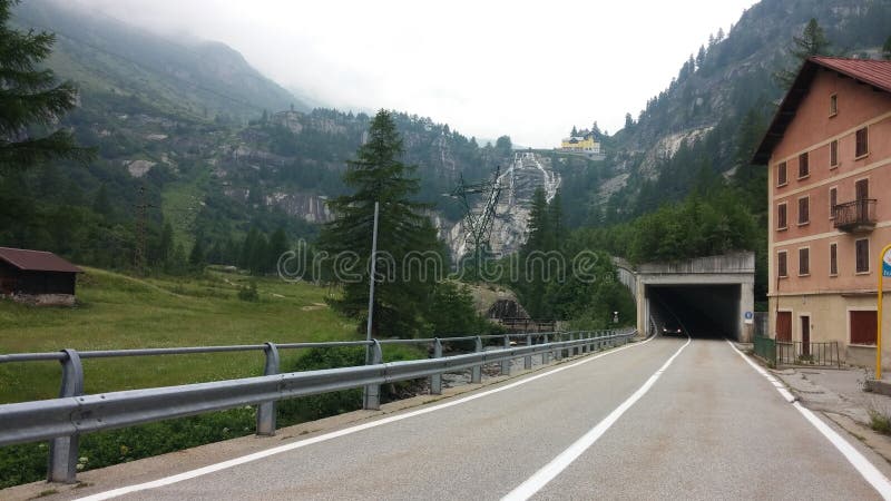 Cascata del Toce Italy stock photo. Image of toce, street - 77920600