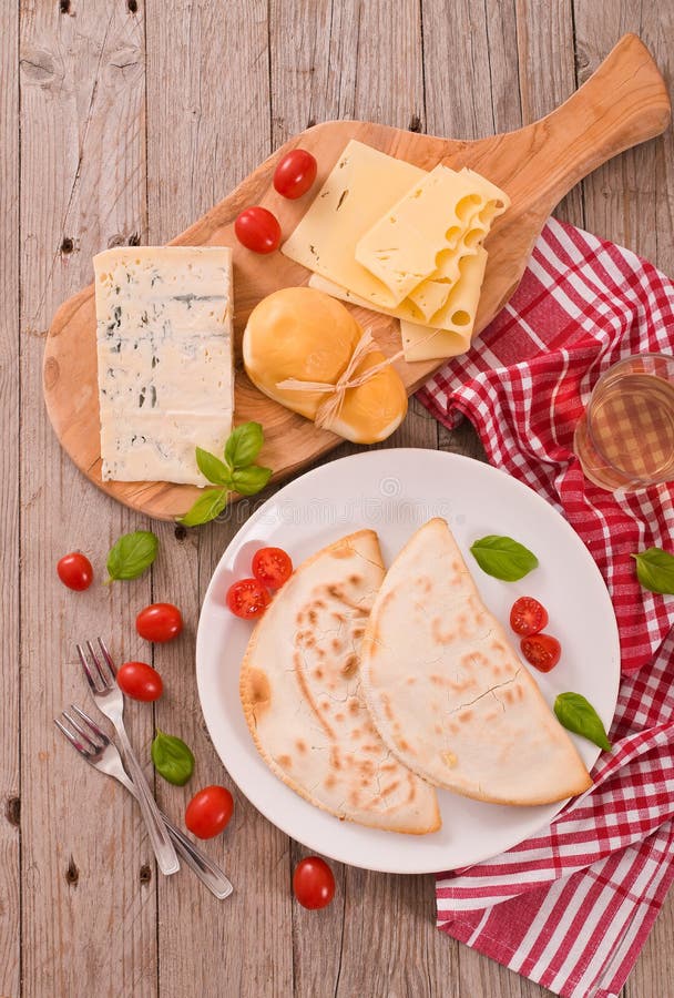 Cascione Italian Flatbread. Stock Image - Image of edible, ingredient ...