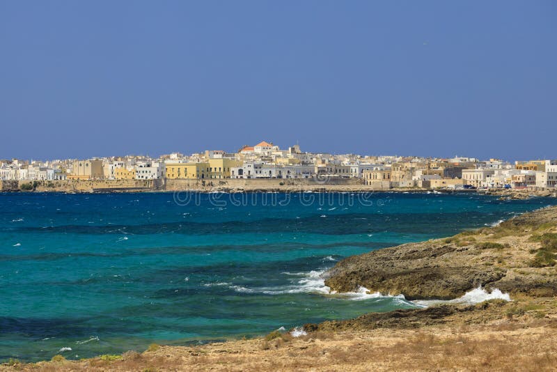 Casco Antiguo Gallipoli Lecce Apulia Italia Foto de archivo - Imagen de ...