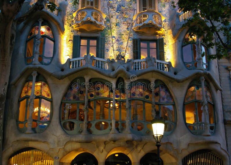 Case Batlló. Barcellona. La Spagna Fotografia Stock Editoriale ...
