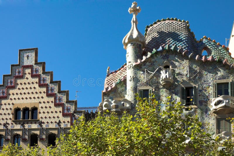 Casa Batlló a Barcellona fotografia editoriale. Immagine di catalogna ...