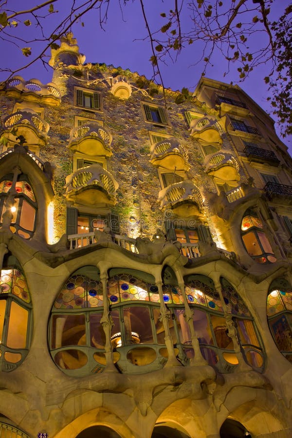 Case Batlló a Barcellona fotografia stock editoriale. Immagine di ...