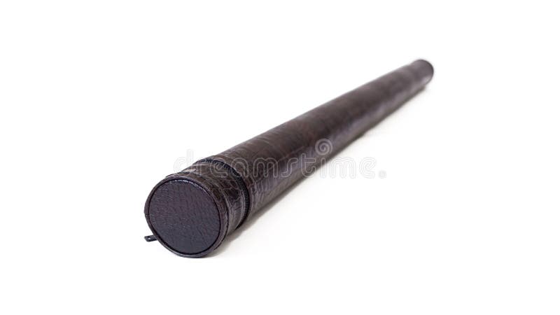 Case for Billiard Cue. Billiard Tube Stock Image - Image of white ...