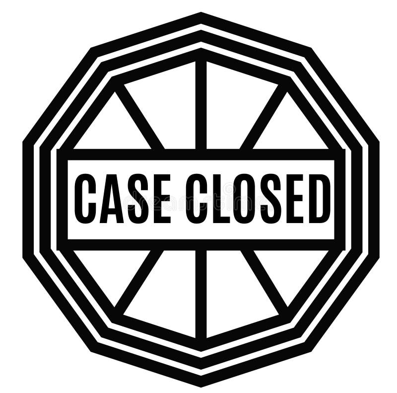Case Closed Stamp Stock Illustrations – 383 Case Closed Stamp Stock ...