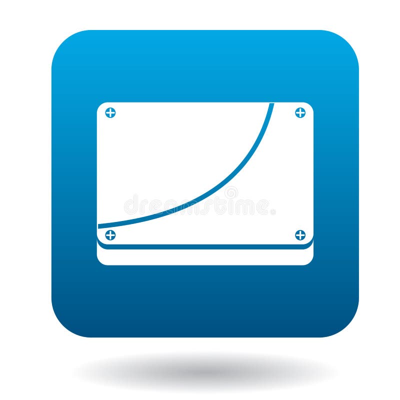 Case Computer Icon, Simple Style Stock Vector - Illustration of data ...