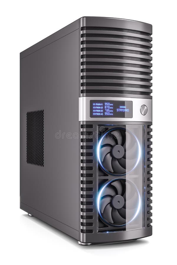 Case of Computer stock vector. Illustration of power - 28246457