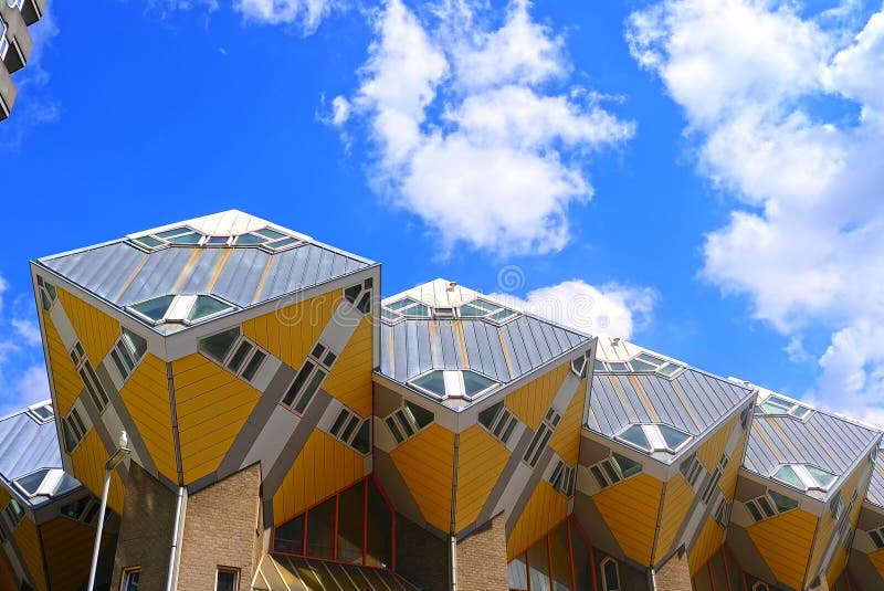 Case cubiche a Rotterdam immagine stock editoriale. Immagine di ...