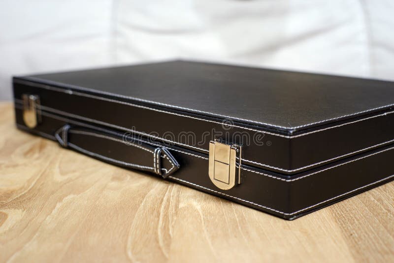 Case for Documents Closeup View, New and Rectangular Stock Image ...