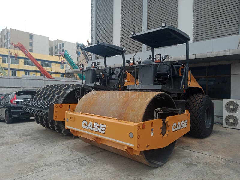 CASE 1107EX-PD VIBRATORY COMPACTOR Editorial Stock Image - Image of ...