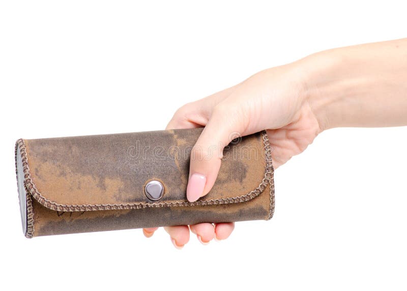 Case for glasses in hand stock photo. Image of luxury - 127121278