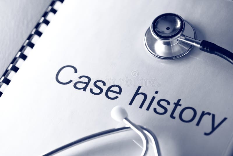 Case History and Stethoscope Stock Photo - Image of page, listen: 30294712