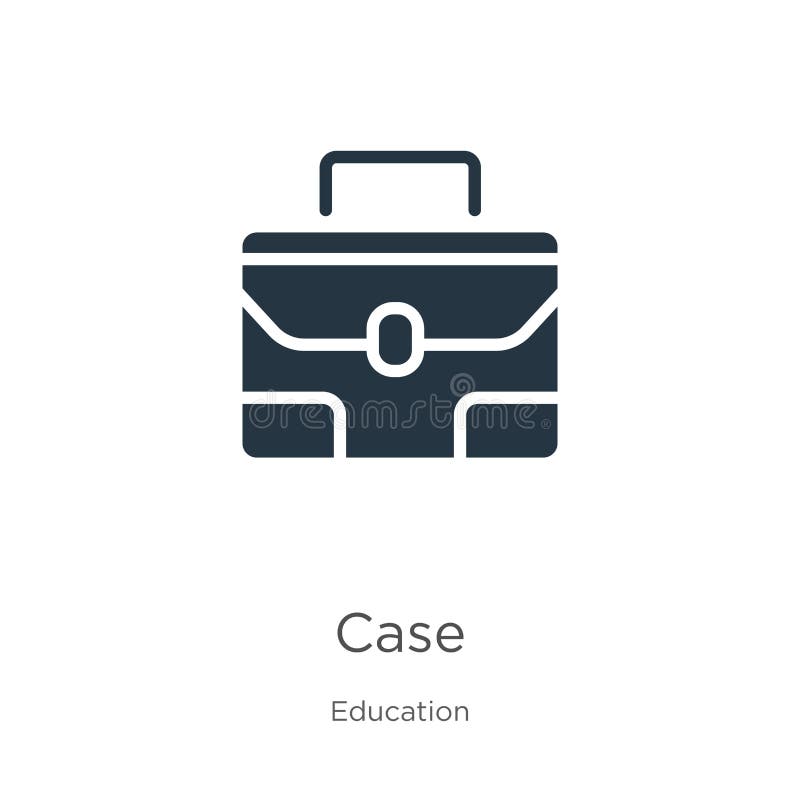 Case Icon Vector. Trendy Flat Case Icon from Education Collection ...