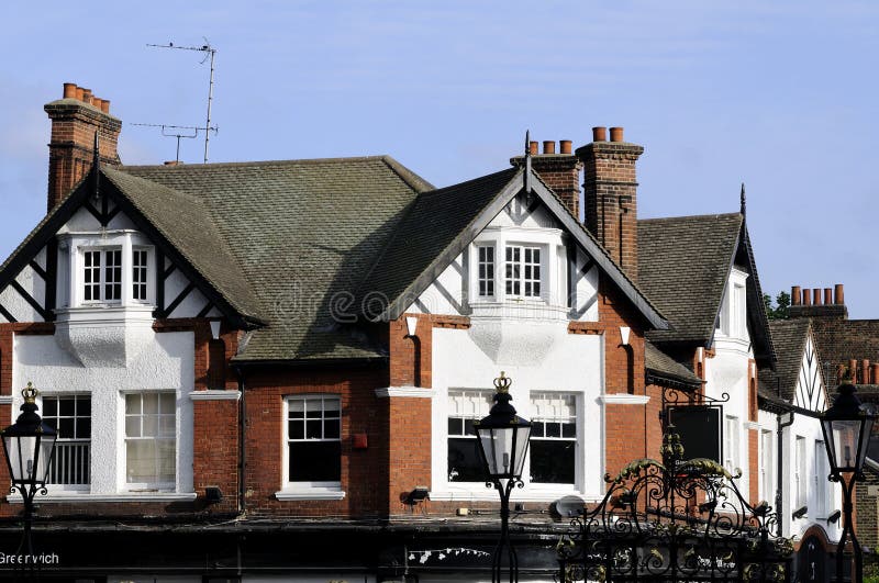 Case inglesi immagine stock. Immagine di architettonico - 14545989