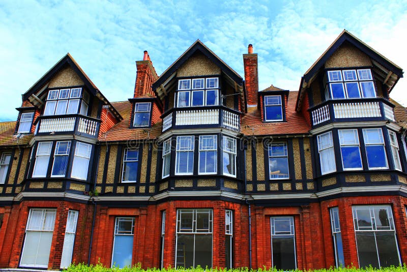 Case a Terrazze Inglesi Tradizionali Immagine Stock - Immagine di ...