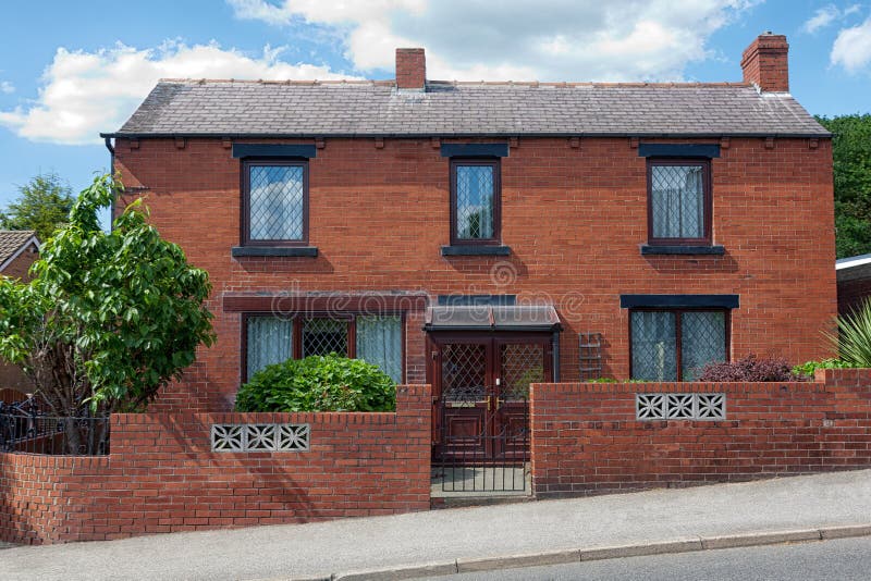 Case Inglesi Camere Dalla Via Una Vecchia Casa Fotografia Stock ...