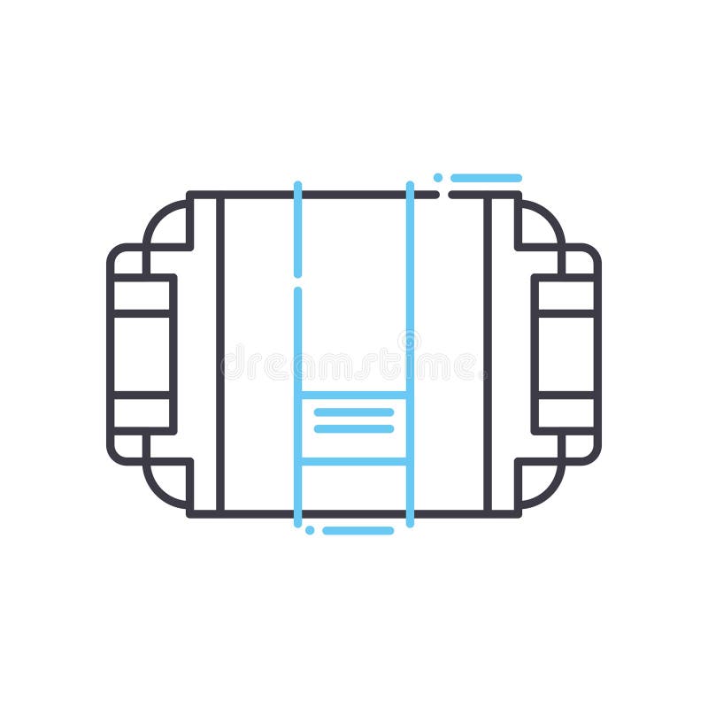 Case Line Icon, Outline Symbol, Vector Illustration, Concept Sign Stock ...