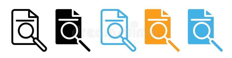 Case studies icon stock vector. Illustration of outline - 327225183