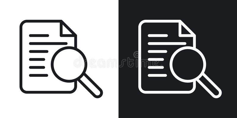 Case studies icon stock vector. Illustration of sign - 338536301