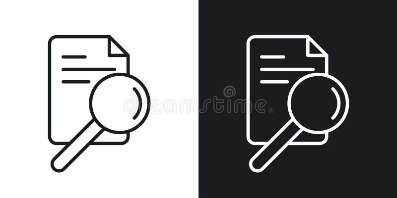 Case studies icon stock vector. Illustration of market - 330970443