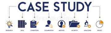 Case Study Banner Web Icon Vector Illustration Concept with Icon and ...