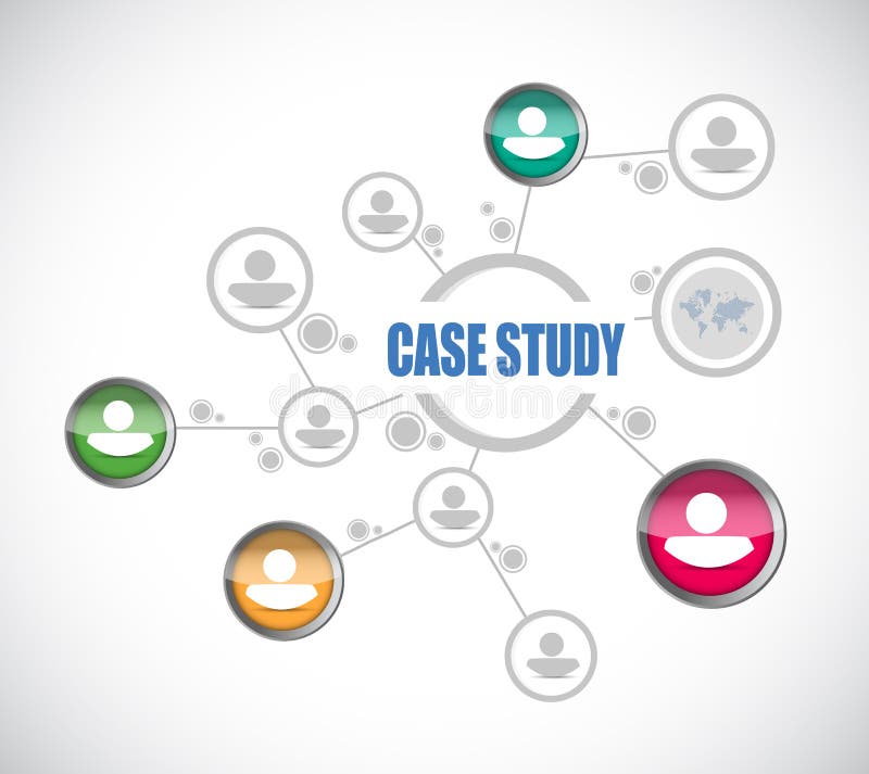 Case Study Business Model Diagram. Stock Illustration - Illustration of ...