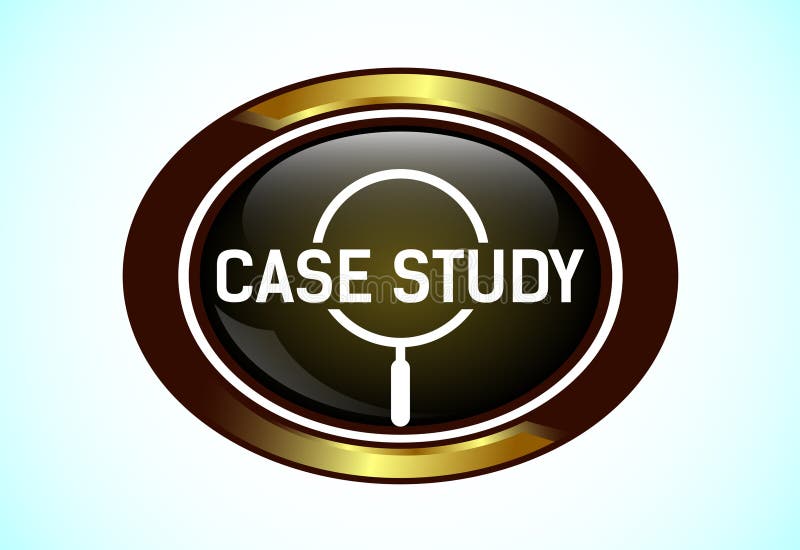 Case Study Button Design Illustration, Research Analysis, Suitable for Mobile App, and Website ...