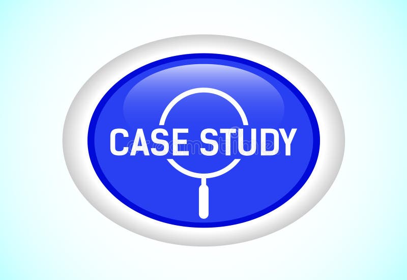 Case Study Button Design Illustration, Research Analysis, Suitable for ...