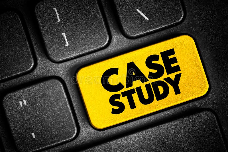 Case Study - Detailed Study of a Specific Subject, Text Concept Button ...