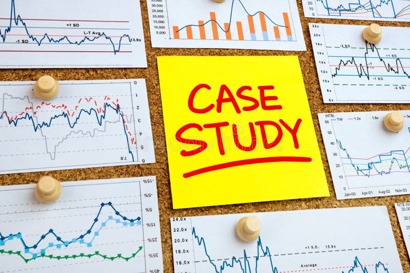 Case Study Handwritten on Post-it Stock Image - Image of webinar ...