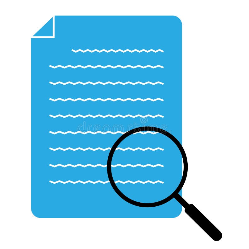 Case Study Icon on White Background. Study Documents Sign. Flat Style ...