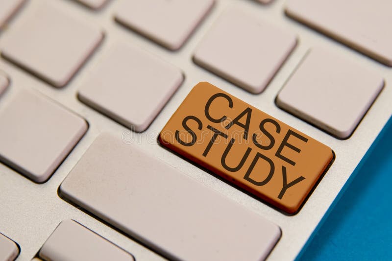Case Study Key on Keyboard stock image. Image of inspiration - 337812819