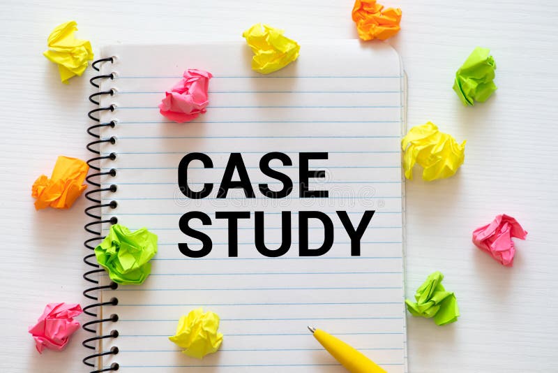 Case Study Memo Written on a Notebook with Pen Stock Image - Image of ...