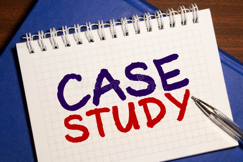 Case Study Memo Written on a Notebook with Pen Stock Image - Image of ...