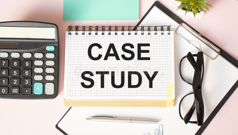Case Study Memo Written on a Notebook Stock Photo - Image of concept ...
