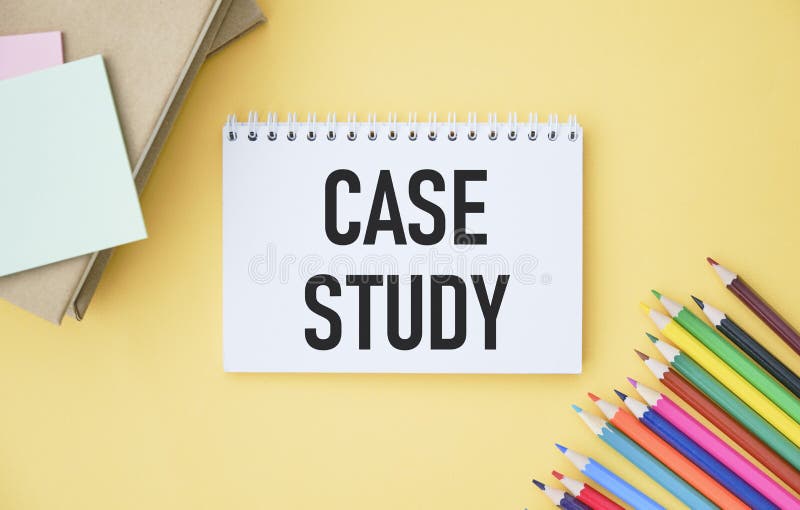 Case Study Memo Written on a Notebook Stock Photo - Image of learn ...