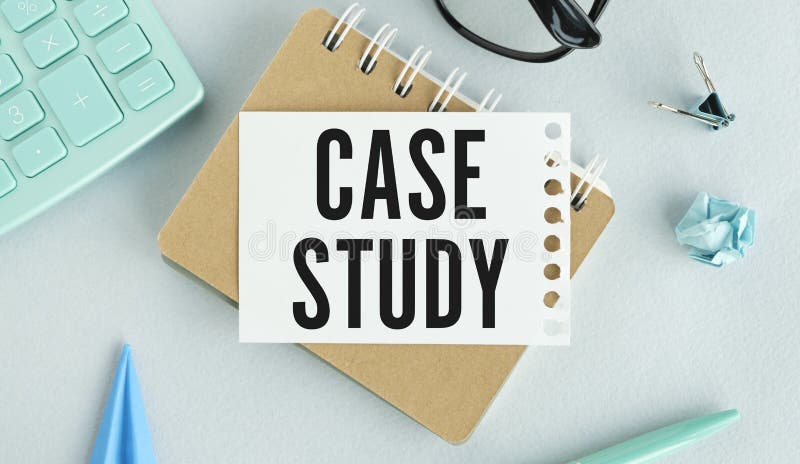 Case Study Memo Written on a Notebook with Pen Stock Image - Image of ...