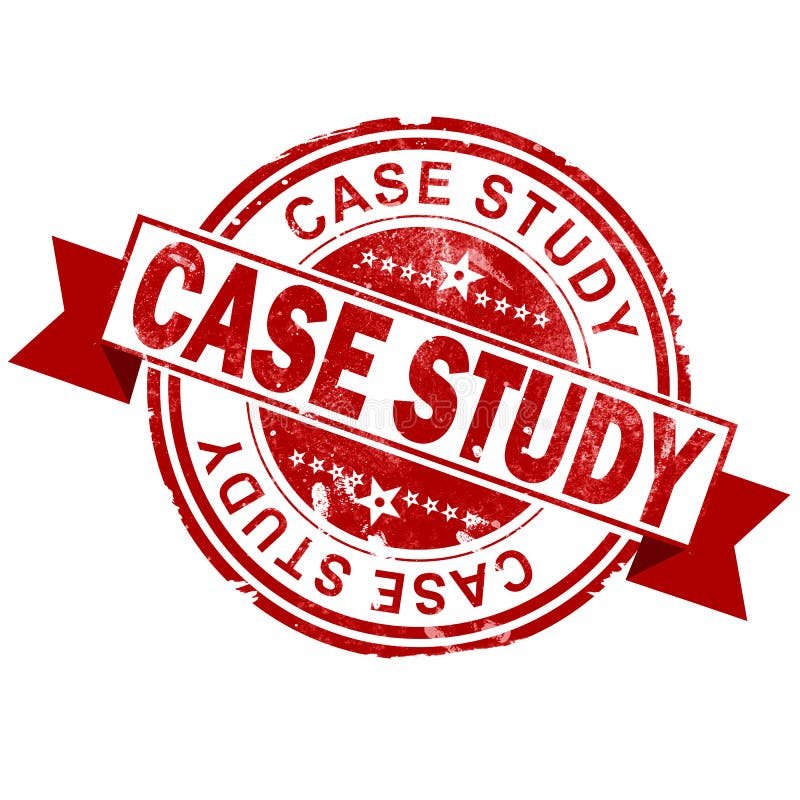 Case Study Red Vintage Stamp Stock Illustration - Illustration of seal ...