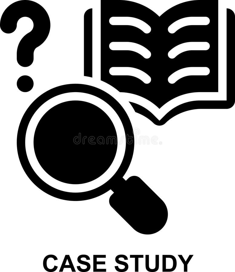 Case Study, Research, Analysis, Study, Learning, Question Solid Glyph ...