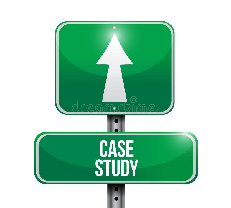 Case Study Road Sign Concept Stock Illustrations – 6 Case Study Road ...
