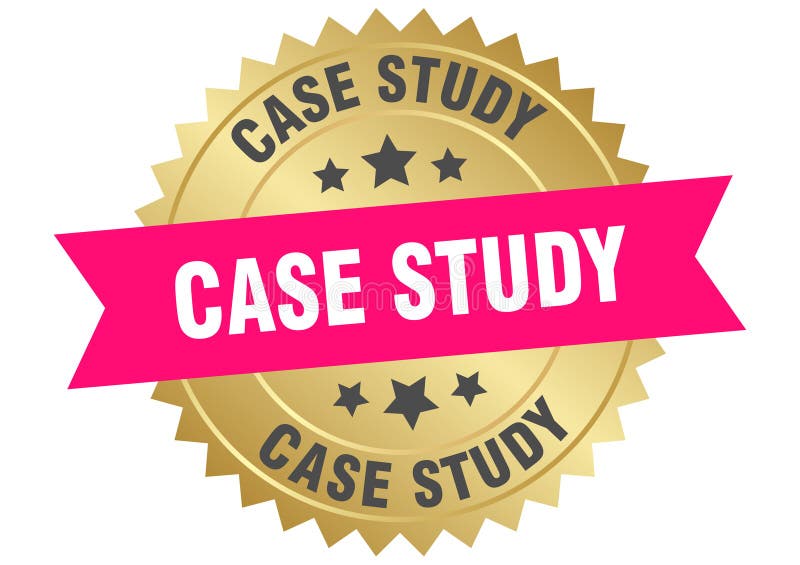 Case Study Orange Speech Bubble Stock Vector - Illustration of badge ...