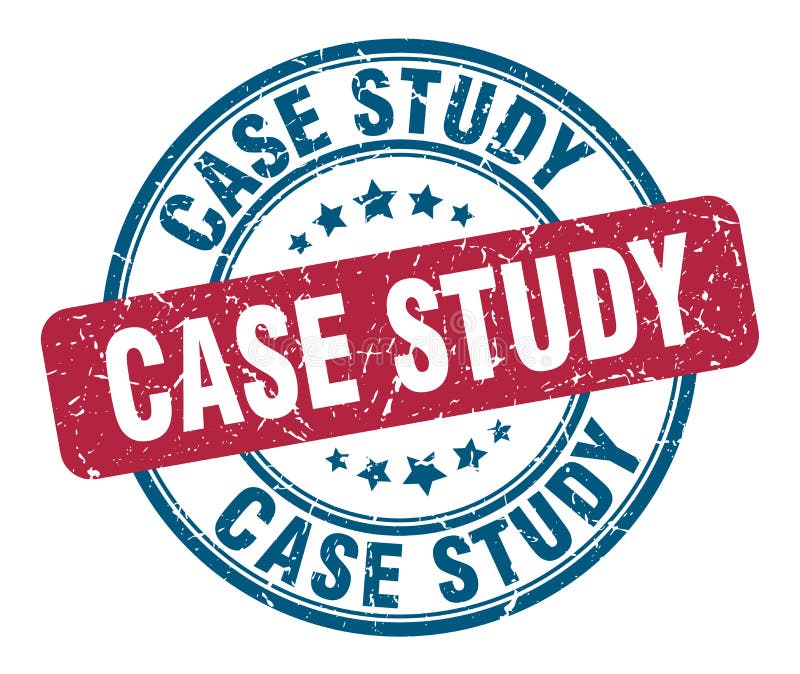 Case Study Words Stamped Manila Folder File Example Document Stock ...