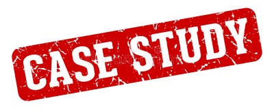 Case Study Rectangular Sign. Case Study Stamp Stock Vector ...