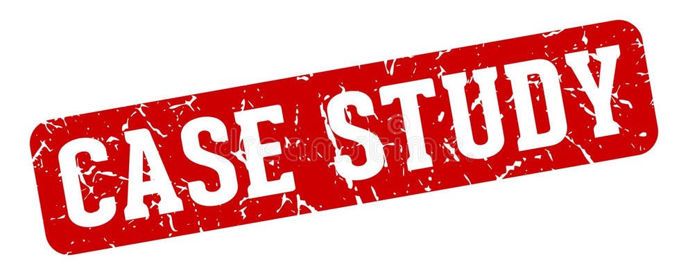 Case Study Rectangular Sign. Case Study Stamp Stock Vector ...