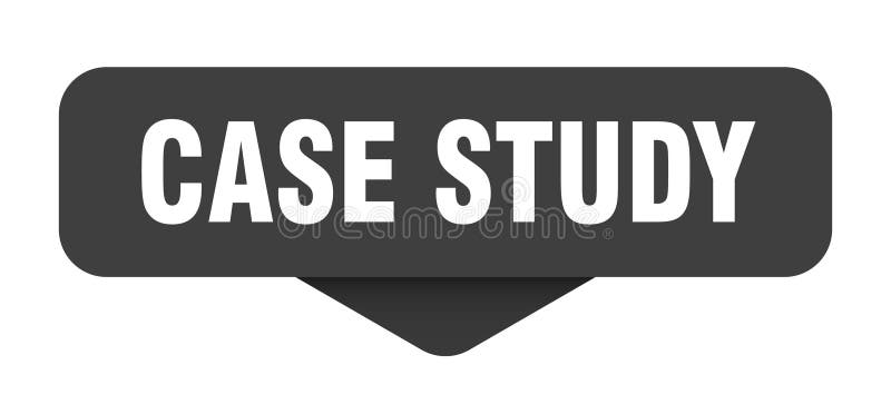 Case Study Sticker. Case Study Sign on Transparent Background Stock ...