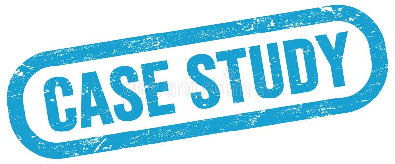 CASE STUDY, Text Written on Blue Stamp Sign Stock Photo - Image of ...