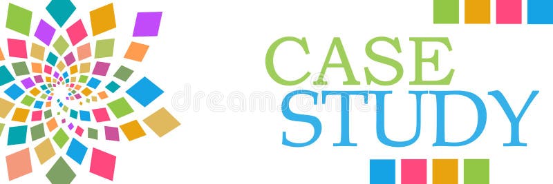 Case Study Blue Separator Vertical Stock Illustration - Illustration of ...