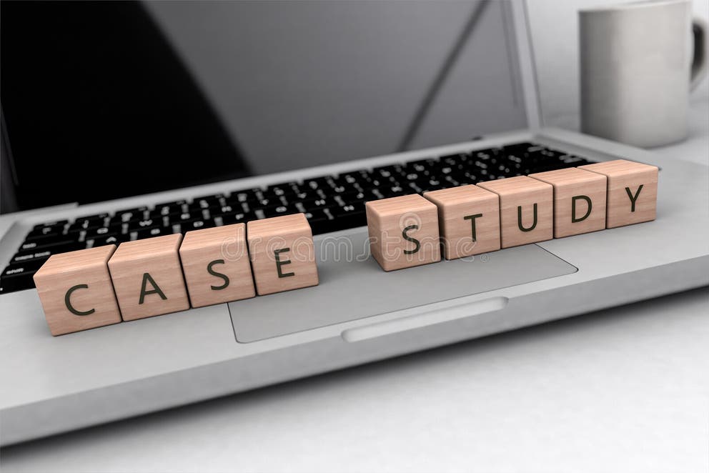 Case Study text concept stock illustration. Illustration of idea ...