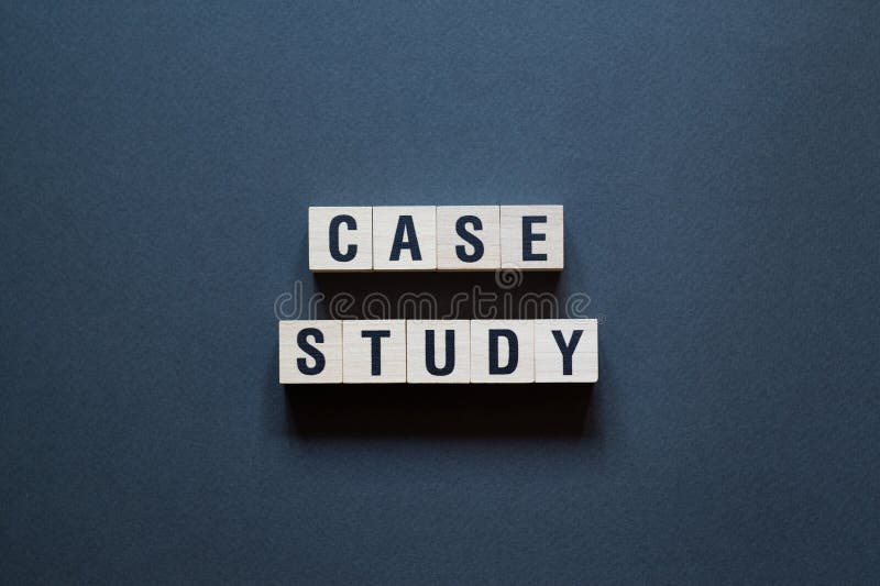 Case Study - Word Concept on Cubes Stock Photo - Image of school ...