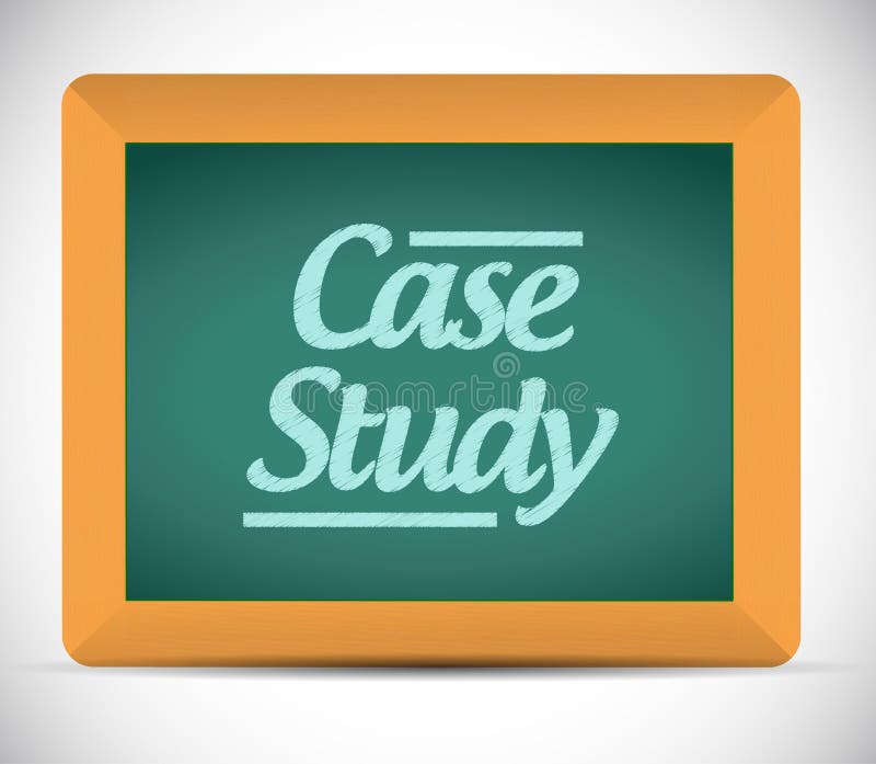 Case Study Written Blackboard Illustration Stock Illustrations – 3 Case ...