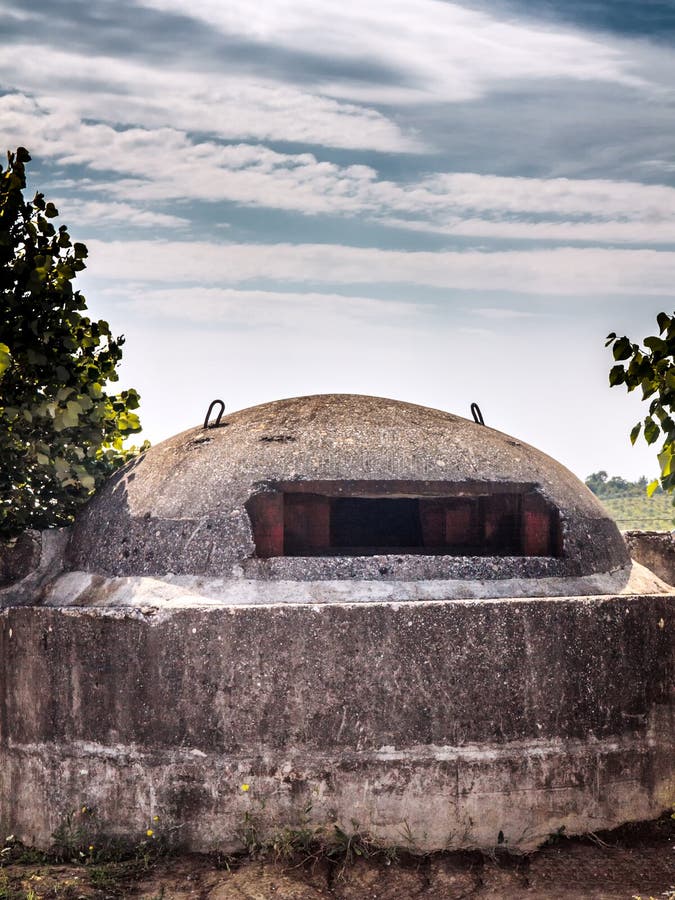 A Casemate of Recent History. Stock Image - Image of fortification ...